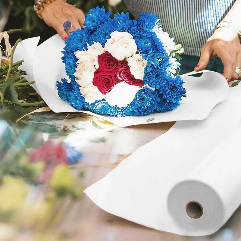 Hysen Eco Kraft White Wrapping Paper Roll Biodegradable Recycled ...