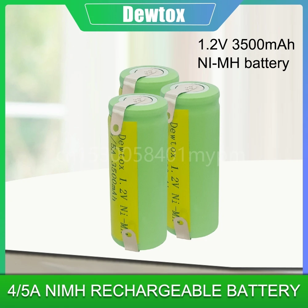 1-2V-4-5A-Ni-Mh-Rechargeable-Battery-3500mAh-17430-4-5-A-cell-with ...