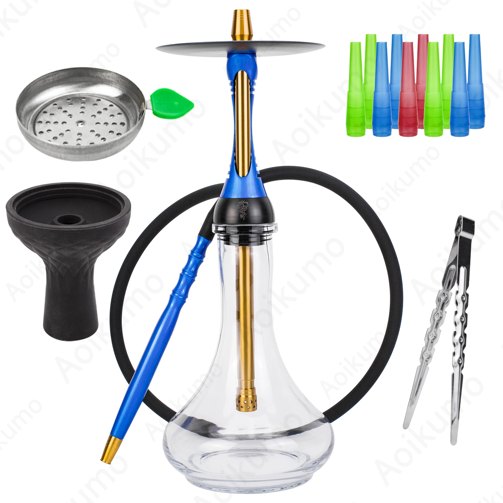 Alpahs-Hookah-Model-S-Stoving-Paint-Shisha-with-Glass-Base-Shisha-Bowl ...