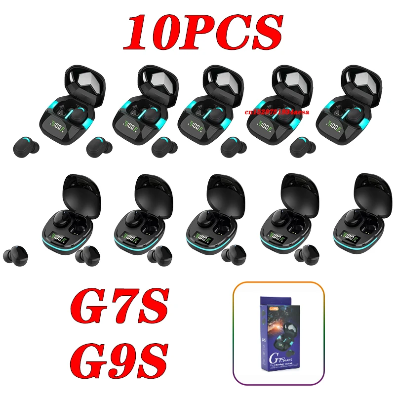 10pcs-Lot-G7s-G9s-Wholesales-Tws-Bluetooth-Earphone-Earbuds-Wireless-Headset-Men-V5-1-Display ...