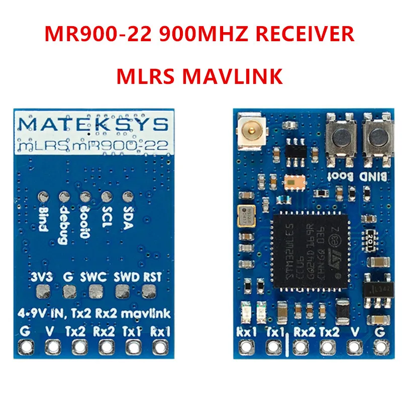 MATEK-MR900-22-RX-MLRS-MAVLINK-900MHZ-RECEIVER-900MHz-LoRa-22-dBm-RF ...