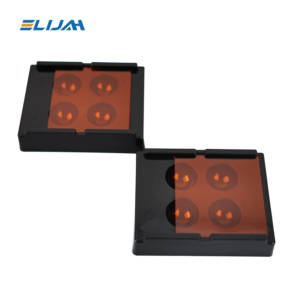 Dental-Resin-Shading-Light-Box-4-Hole-Teeth-Patch-Storage-Case-Dental ...