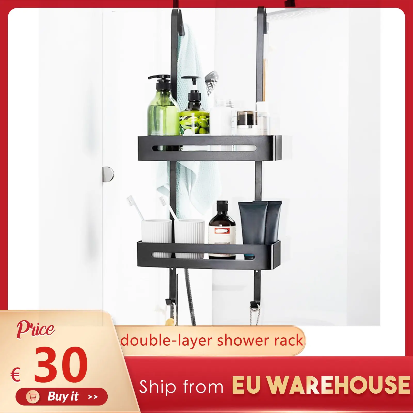 Shampoo-holder-Hanging-Bath-Shelves-Bathroom-Shelf-Organizer-Wall ...