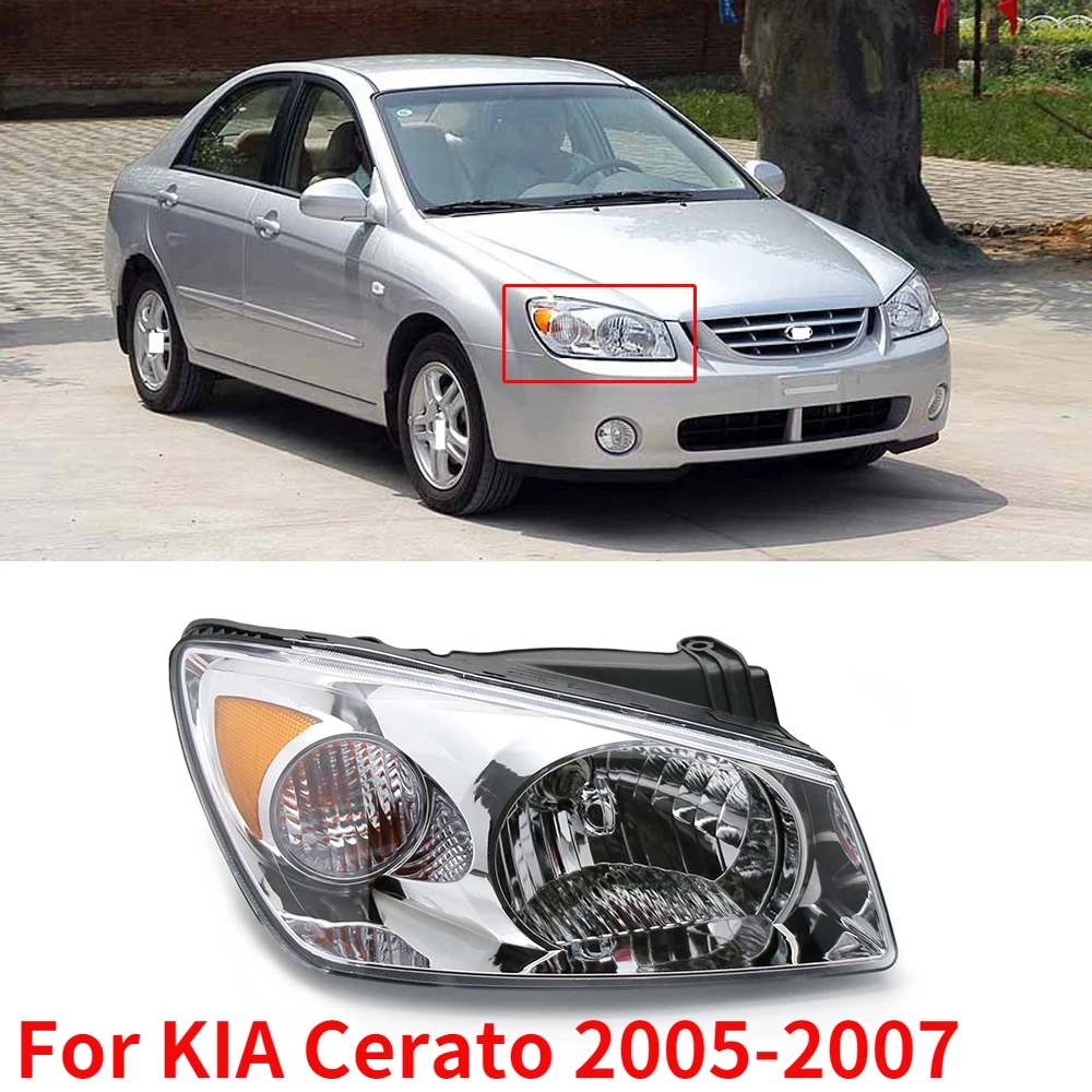 CAPQX-For-KIA-Cerato-2005-2006-07-car-light-Front-Bumper-Headlight ...