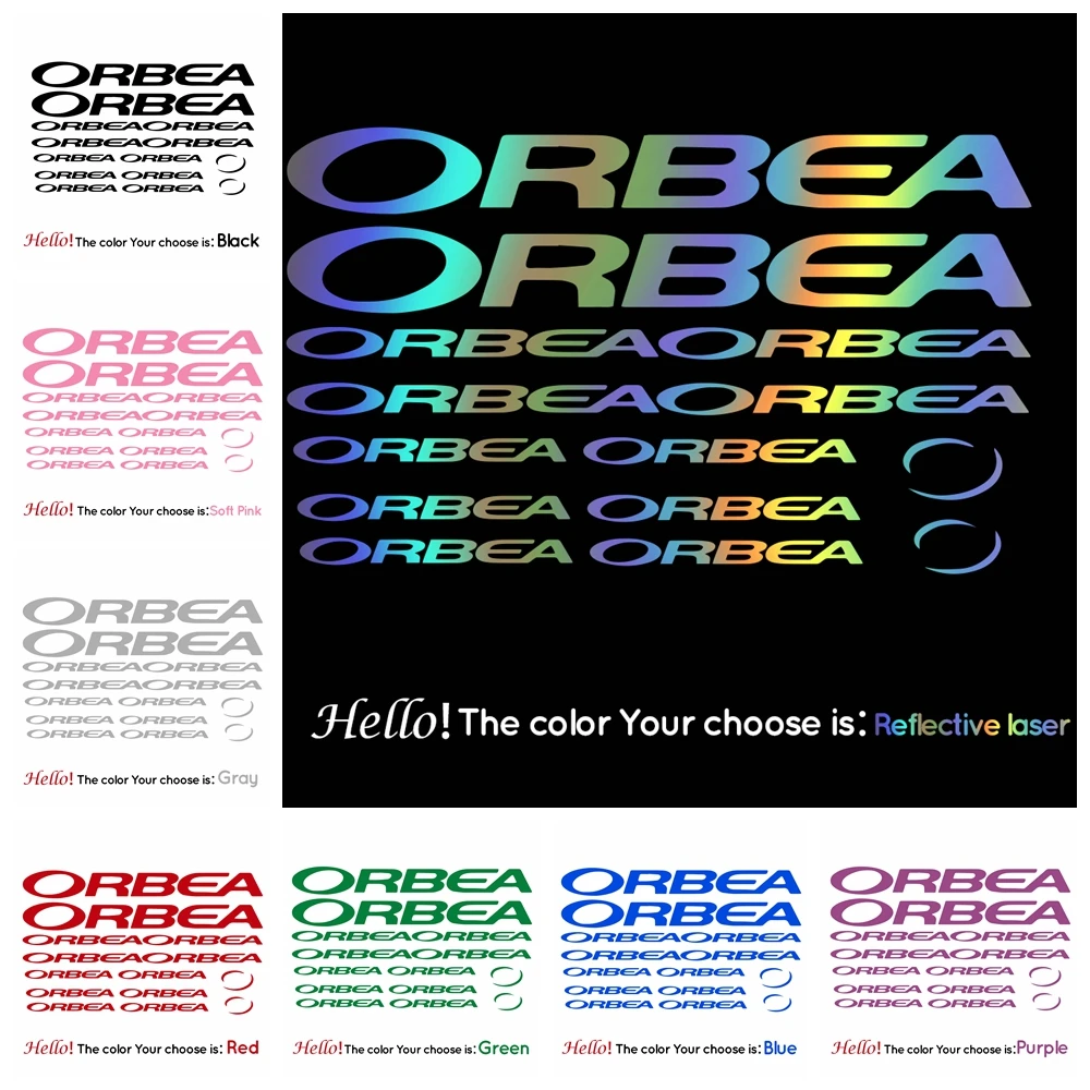 Orbea_ Lovely Reflective Stickers for Road Bike Mountain Cycling ...