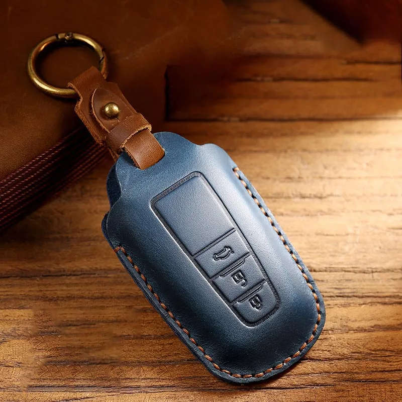 Fashion-Genuine-Leather-Car-Key-Case-For-Toyota-Senna-Elfa-Highlander ...