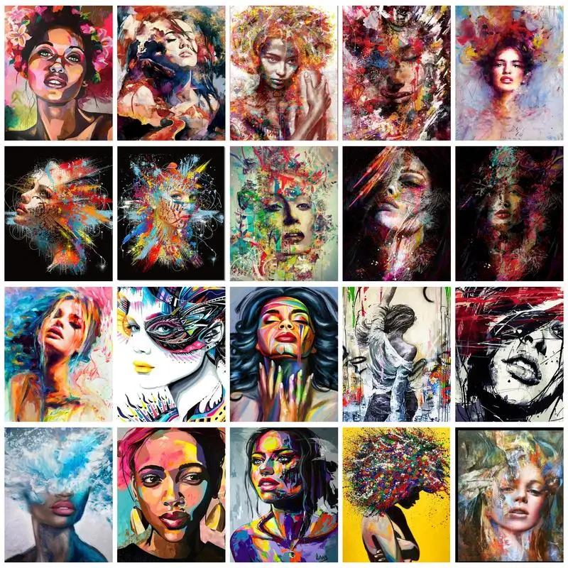 GATYZTORY-Abstract-Painting-by-Numbers-for-Adults-Acrylic-Paint ...