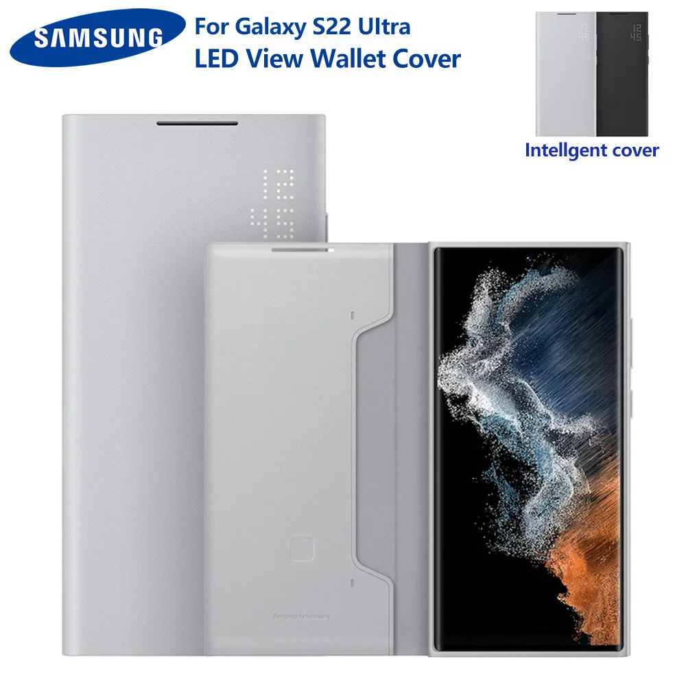 Samsung Original LED View Wallet Phone Cover For Samsung Galaxy S22 ...