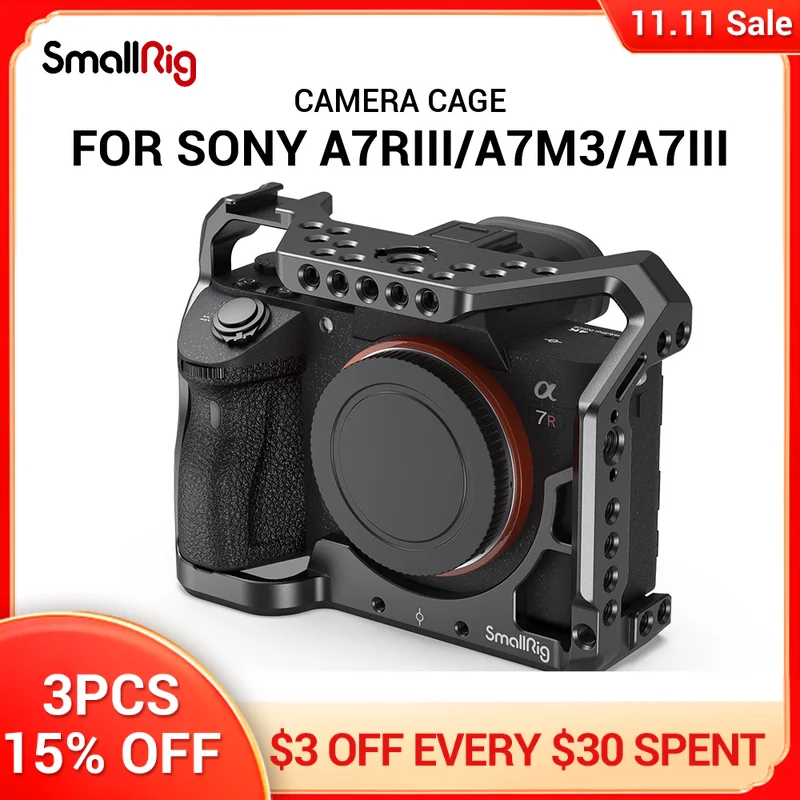 SmallRig A73 Camera Stabilizer Cage Rig for Sony A7RIII / A7M3 / for ...