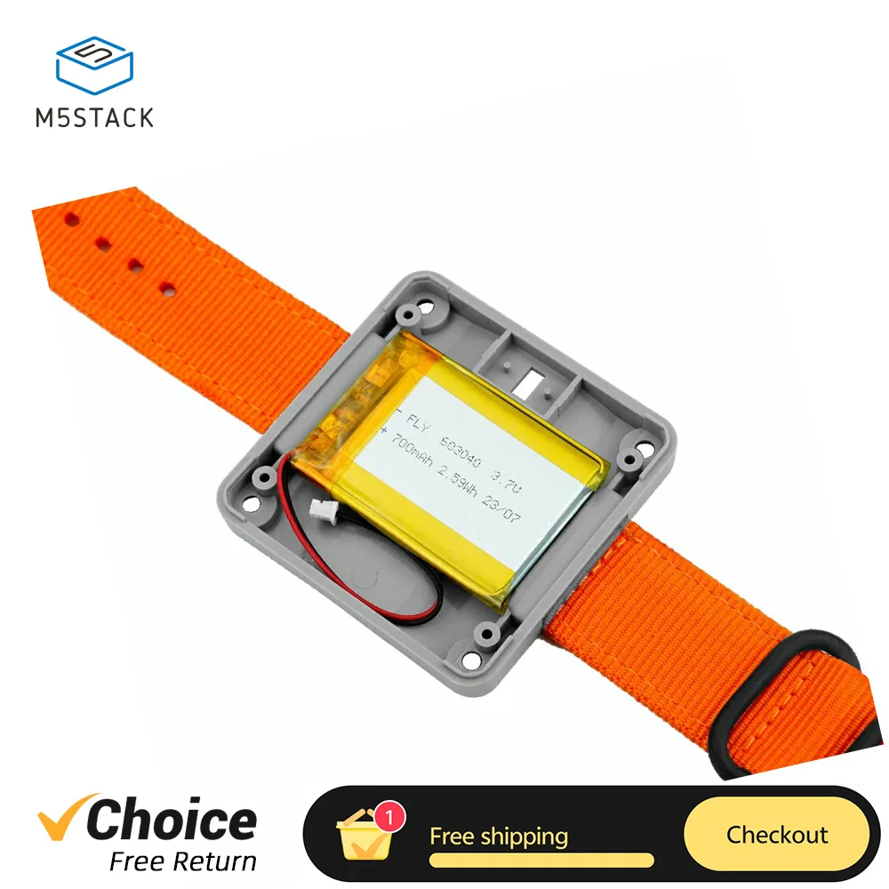 M5Stack-M5Core-WATCH-V1-1-Smart-Wearable-Watch-Battery-Development-Kit-700mAh-for-Basic-Core ...