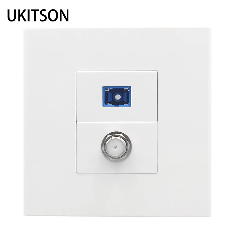 SC-UPC-Optical-Fiber-Wall-Socket-With-Digital-TV-F-Head-DTV-Television ...