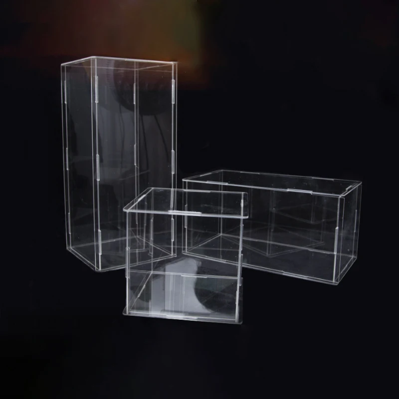 Completely-Transparent-Acrylic-Display-Case-Desktop-Dustproof-Storage ...