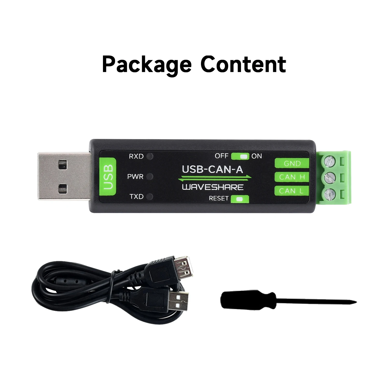Waveshare Stm32 Chip Solution Usb To Can Adapter Model A Multiple Working Modes Multi System