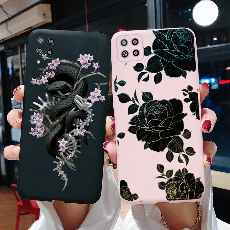For Samsung M32 Case Galaxy M32 Cool Snake Dragon Back Cover Soft TPU ...
