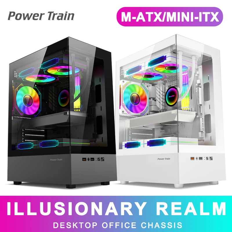 Power-Train-Illusionary-Realm-Computer-geh-use-M-ATX-Mini-Itx-Desktop ...