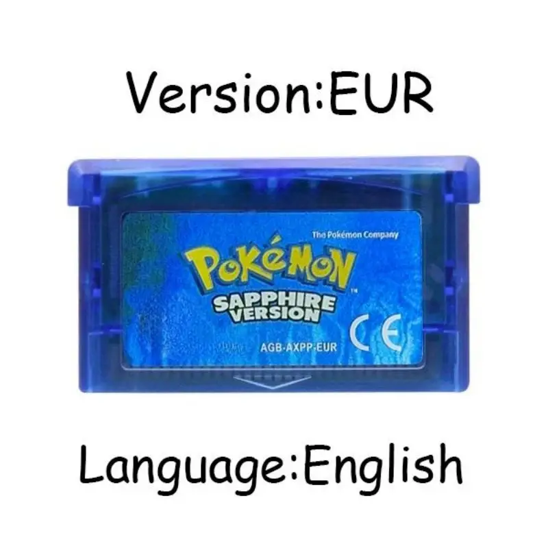 GBA series video game cartridge,32-bit console card,Emerald,ruby,green ...