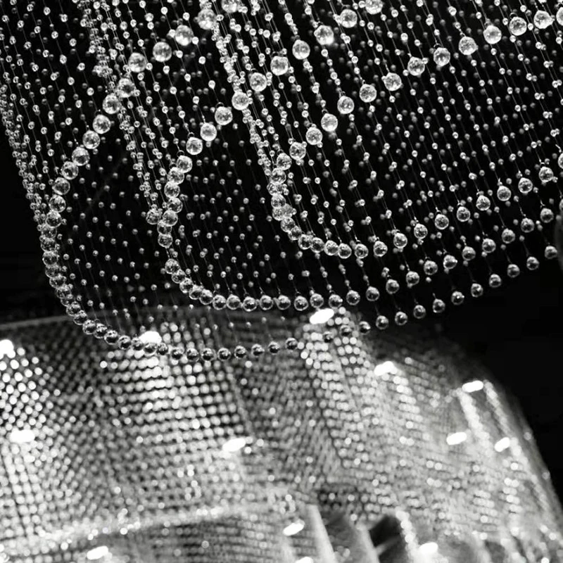 10-Strings-Acrylic-Bead-Curtain-Wedding-Arrangement-Crystal-Decoration ...