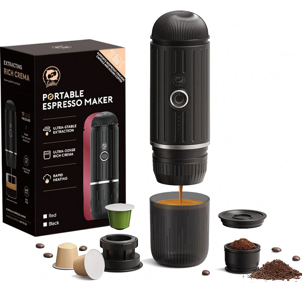 Portable-Coffee-Machine-electric-19Bar-espresso-extract-coffee ...