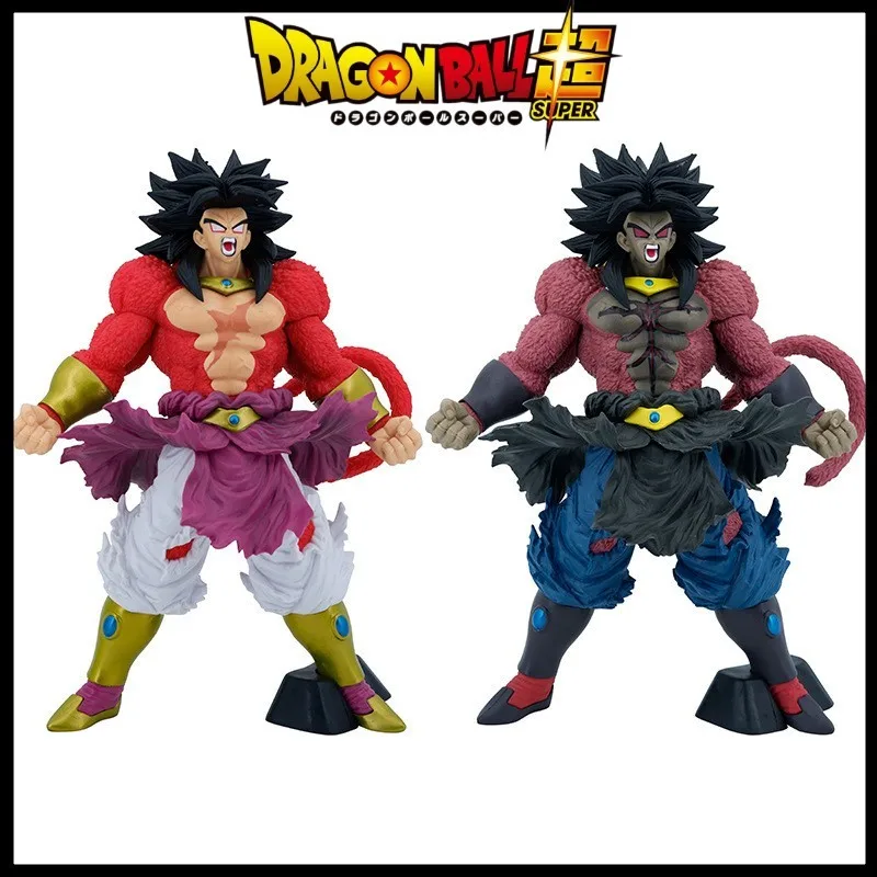 32cm Super Dragon Ball Heroes Figure Broly Ssj4 Broly Dark Pvc Action ...