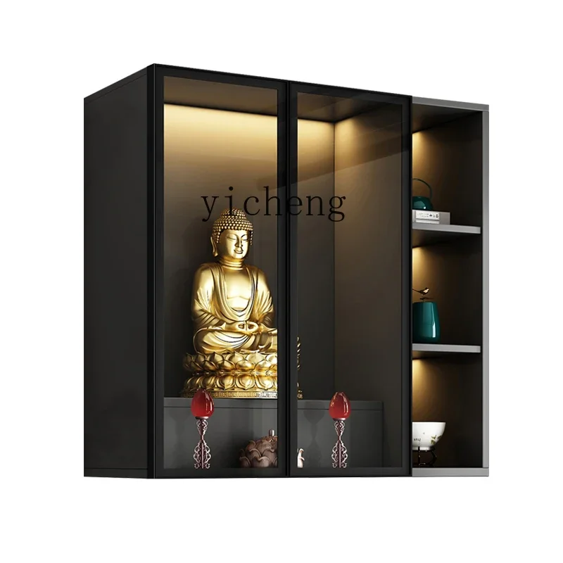 XL-Wall-Mounted-Buddha-Shrine-Altar-Altar-Cabinet-Home-Worship-Table-Guanyin-God-of-Wealth ...