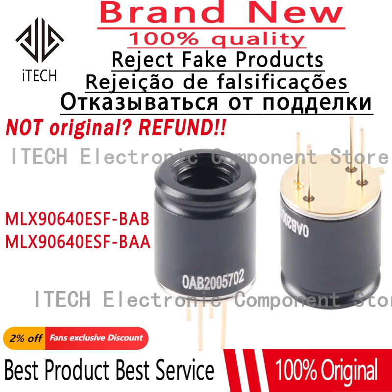 Piezas-Original-MLX90640ESF-BAB-MLX90640-Sensor-de-temperatura-de ...