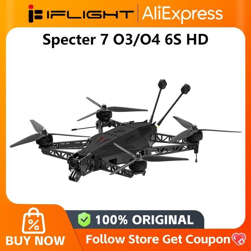 IFLIGHT Specter 7 O4 HD 6S FPV Drone BNF with O3 O4 Air Unit Pro for ...