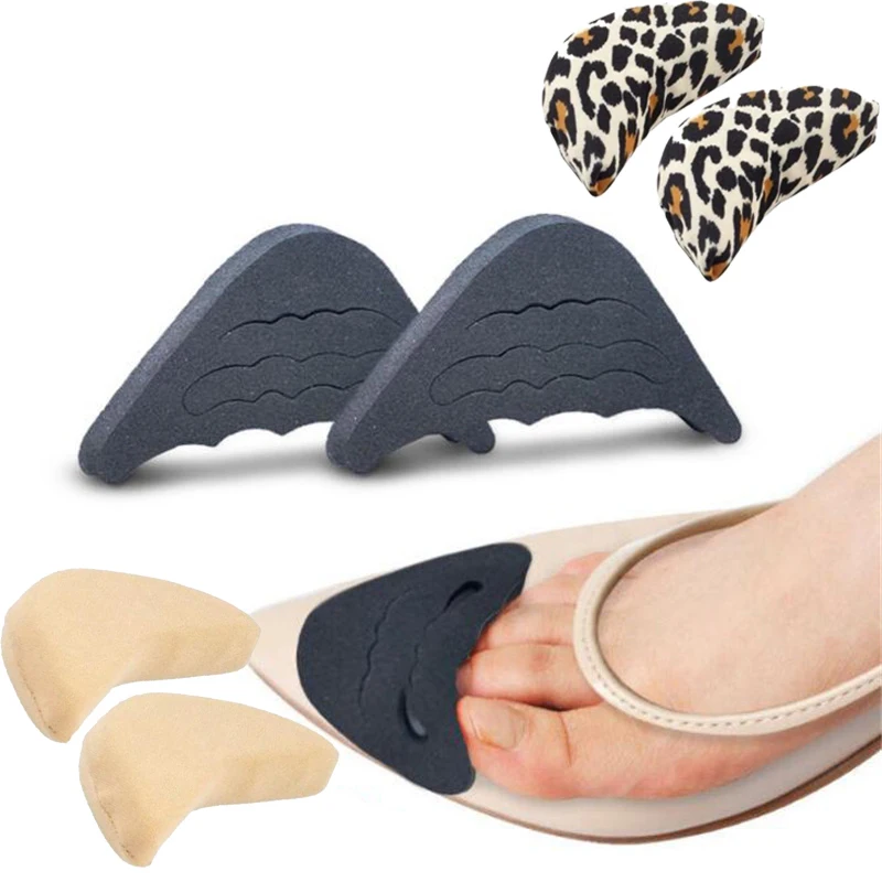 Toe Plug Soft Sponge Half Insoles Reusable Toe Filler Inserts for Shoes ...