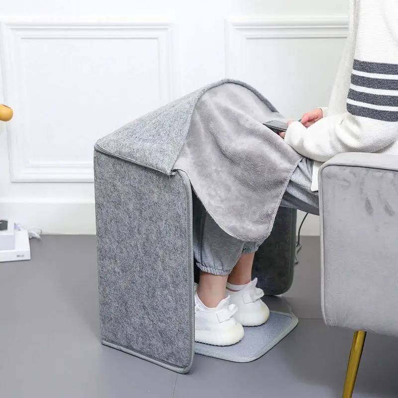 Under-Desk-Leg-Warmer-For-Home-Office-Winter-Electric-Heated-Warm-Feet ...