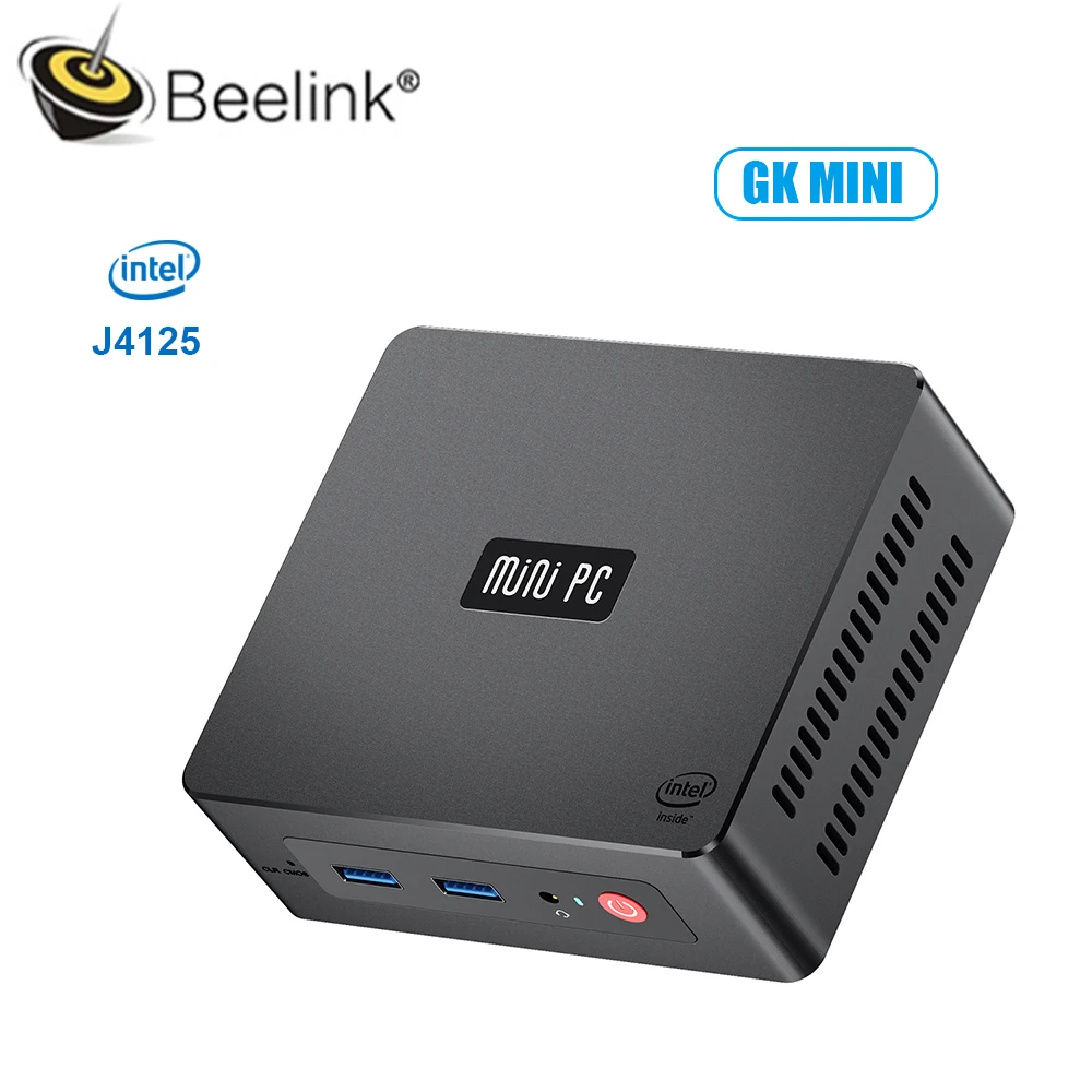 Beelink Gk Mini Intel Celeron J4125 Quad Core Mini Pc Ddr4 8gb 128gb ...