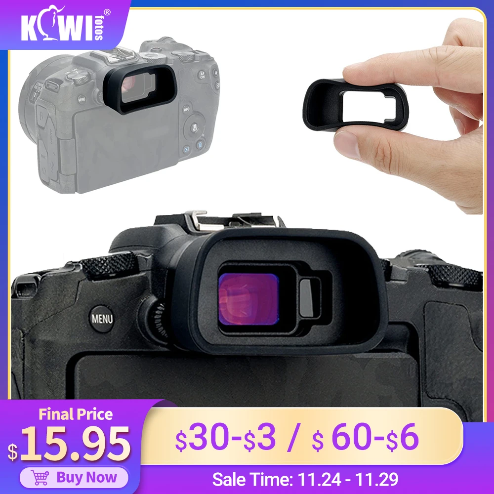 EOS RP Eyecup Eyepiece Soft Silicon Extended Camera Eye Cup Viewfinder Designed for Canon EOS RP ...