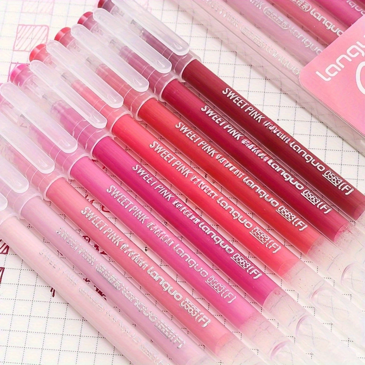 9pcsColor Gel Pen Set Kawaii Aesthetic Stationery Pretty Stationery ...