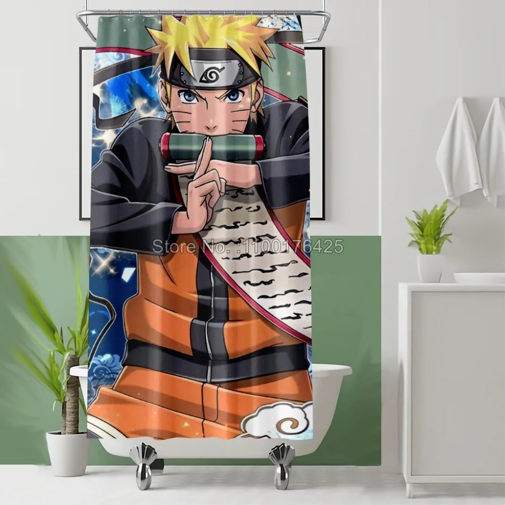 Anime-Naruto-Shower-Curtain-Waterproof-Bath-Curtains-Bathroom-Polyester ...