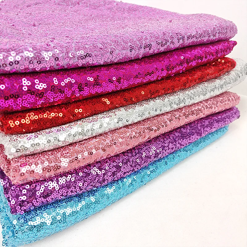 3MM Sequin Fabric Dense Mesh Chaotic Piece Wedding Decoration Stage ...