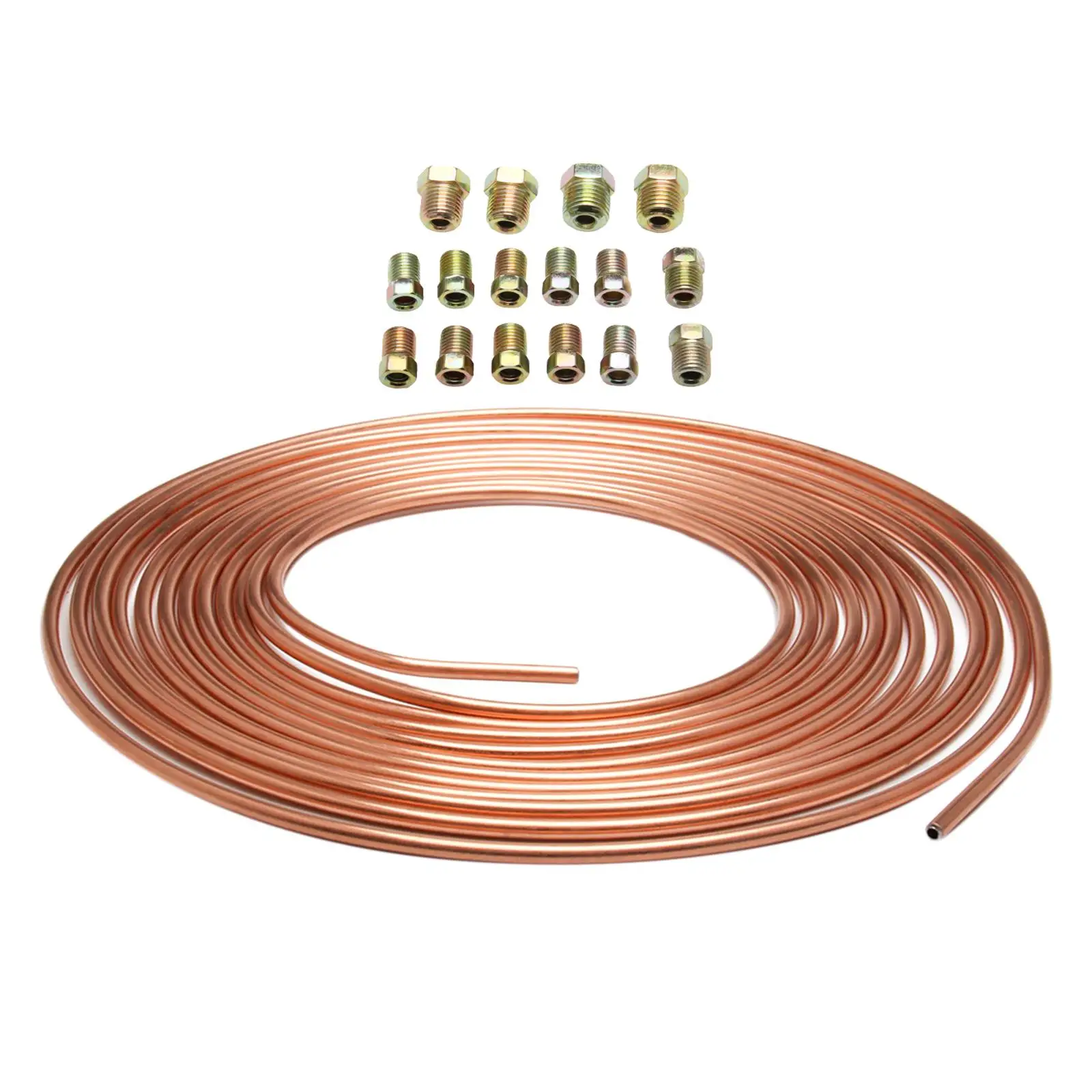 Gazechimp 25 Foot Brake Line Tubing Replacement Coil Roll 3/16 OD Corrosion