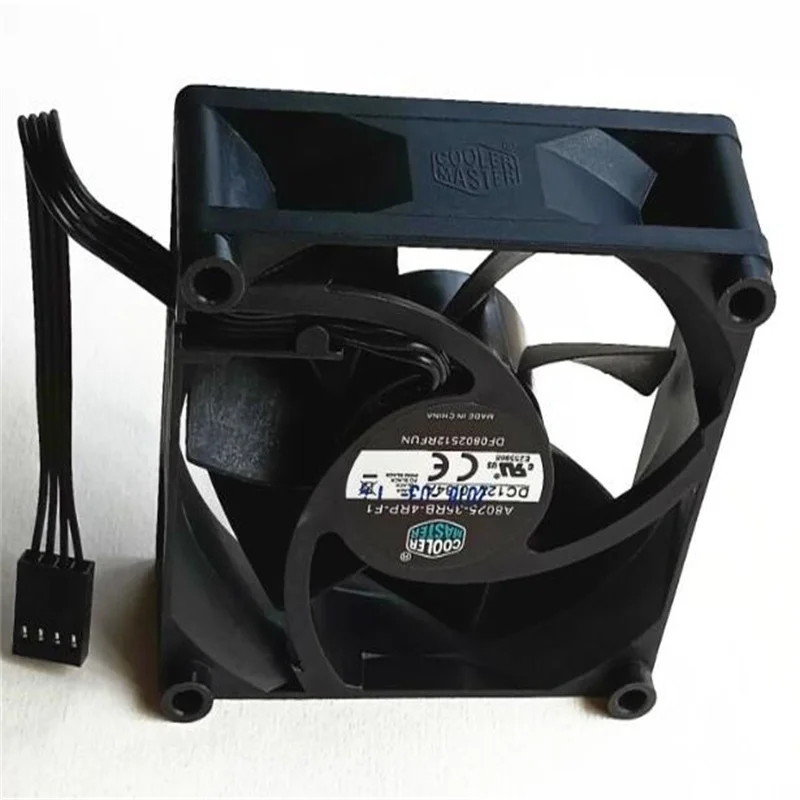 8025 8CM DF0802512RFUN 12V 0.34A 4-wire speed regulating silent fan ...