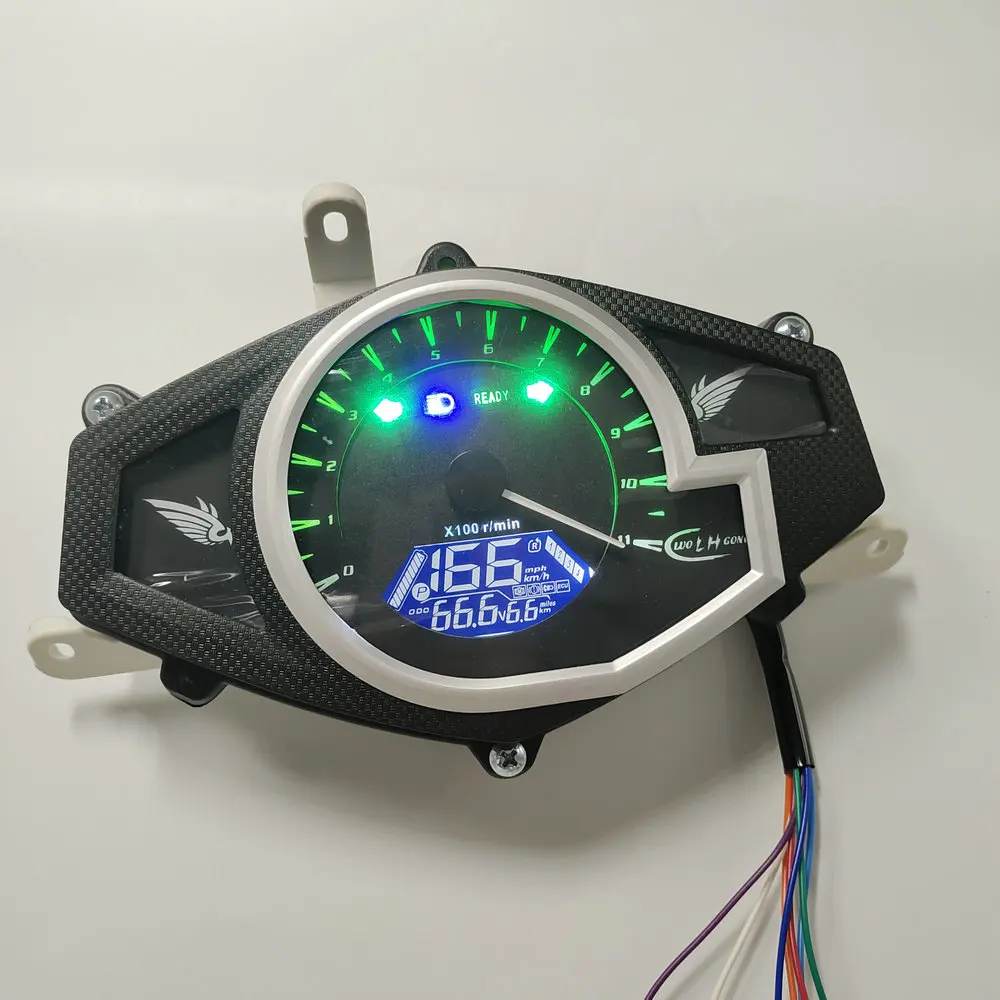 LIGHTENED SPEEDOMETER LCD DISPLAY 48V 120V universal ELECTRIC Scooter ...