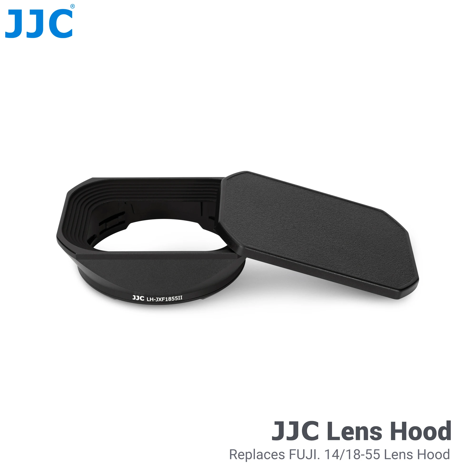 JJC 후지 14/18-55 렌즈 후드 사각 금속 렌즈 후드, 후지필름 XF14mm F2.8 R 렌즈 및 XF18-55mm F2.8-4 R LM OIS 렌즈와 호환