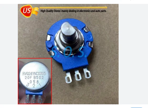 RVQ24YNC0305 20F B502 5K potentiometer 360 degrees - AliExpress 502
