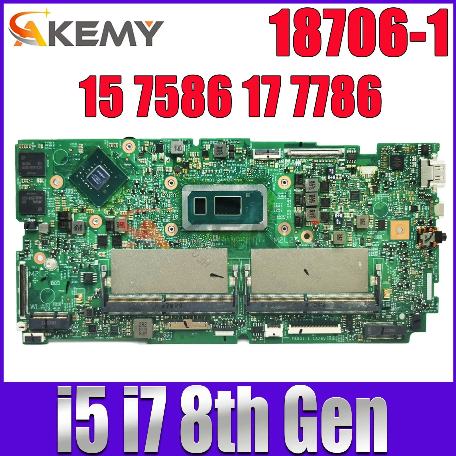 Placa-base-para-port-til-Dell-inspiron-15-7586-17-7786-18706-con-i5 ...