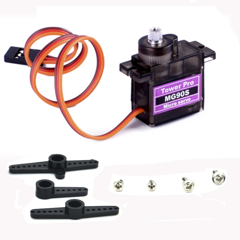 2/4/5/10/20 Pcs MG90S All metal gear 9g Servo SG90 Upgraded version For ...