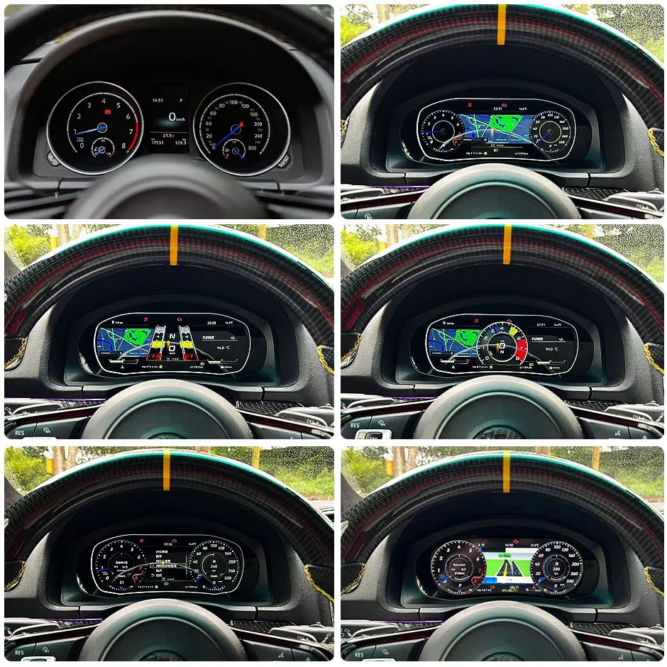 Car LCD Dashboard Panel | Virtual Instrument Cluster Cockpit ...