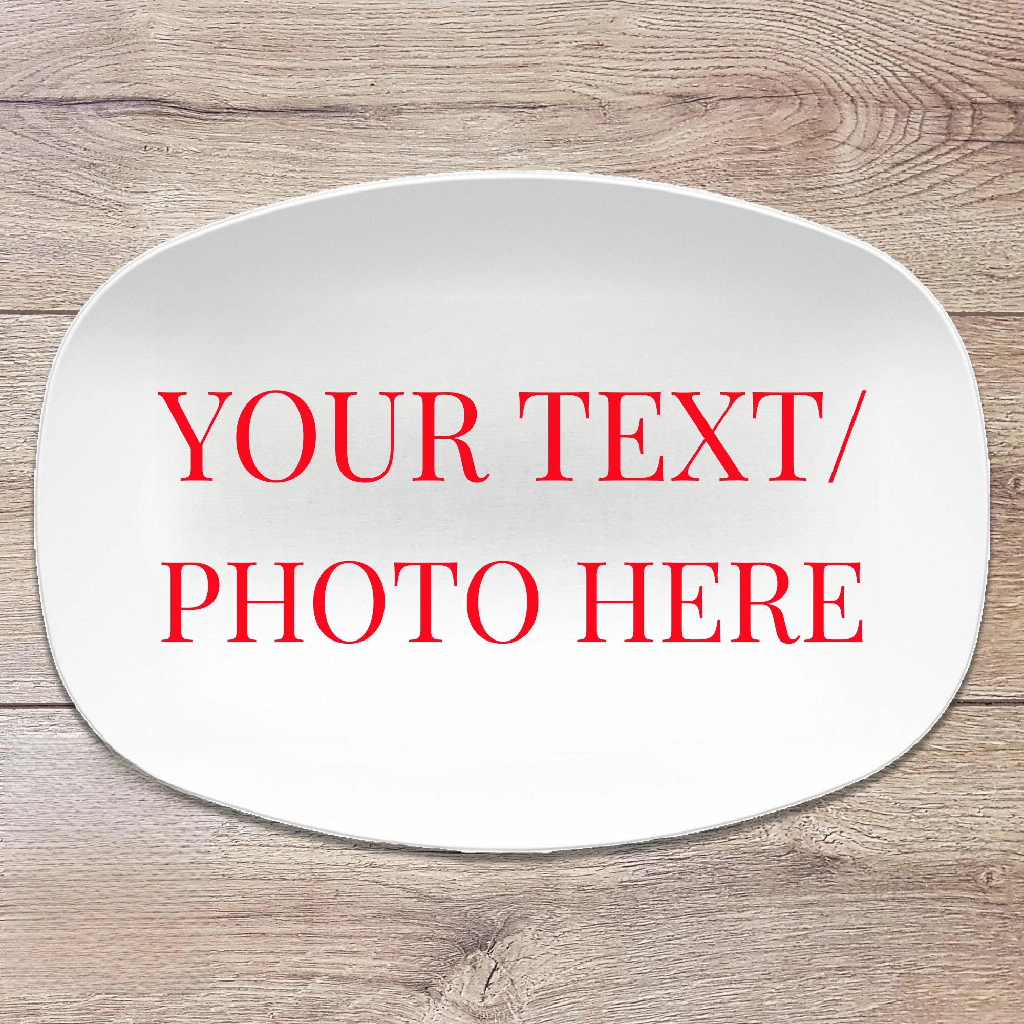 Custom-Platter-Add-Your-Own-Text-Photo-Logo-or-Artwork-Personalized ...