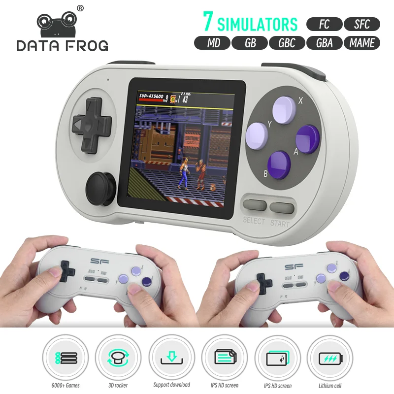 DATA-FROG-3-inch-SF2000-HD-Handheld-Game-Console-Player-Portable-Game ...