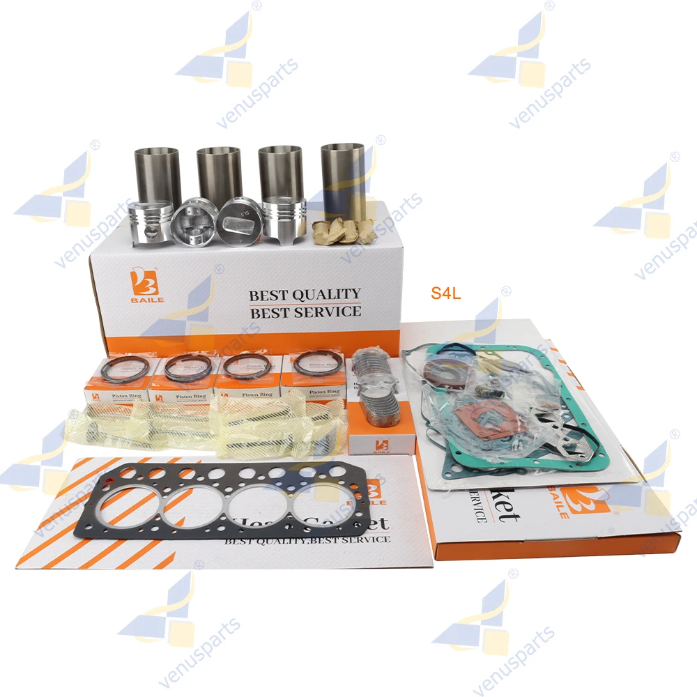 S4L-Overhaul-Rebuild-Kit-For-Mitsubishi-S4L2-Piston-Rings-Cylinder ...