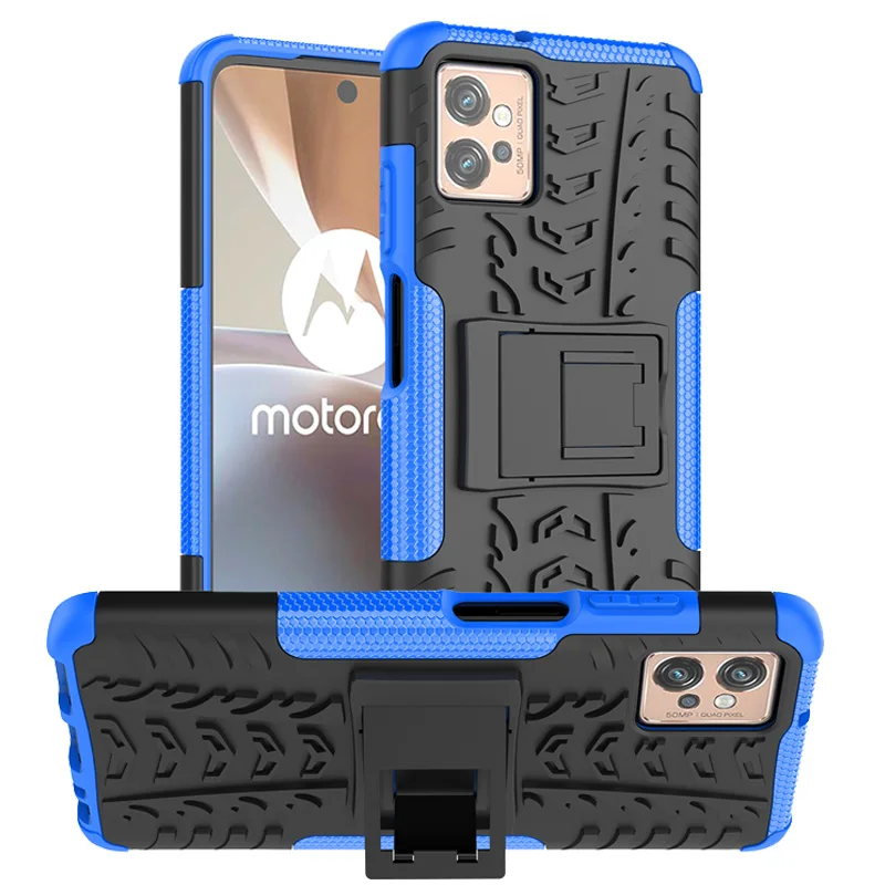 Cover For Motorola Moto G32 Case Bumper Dual Layer Armor Back Cover For ...