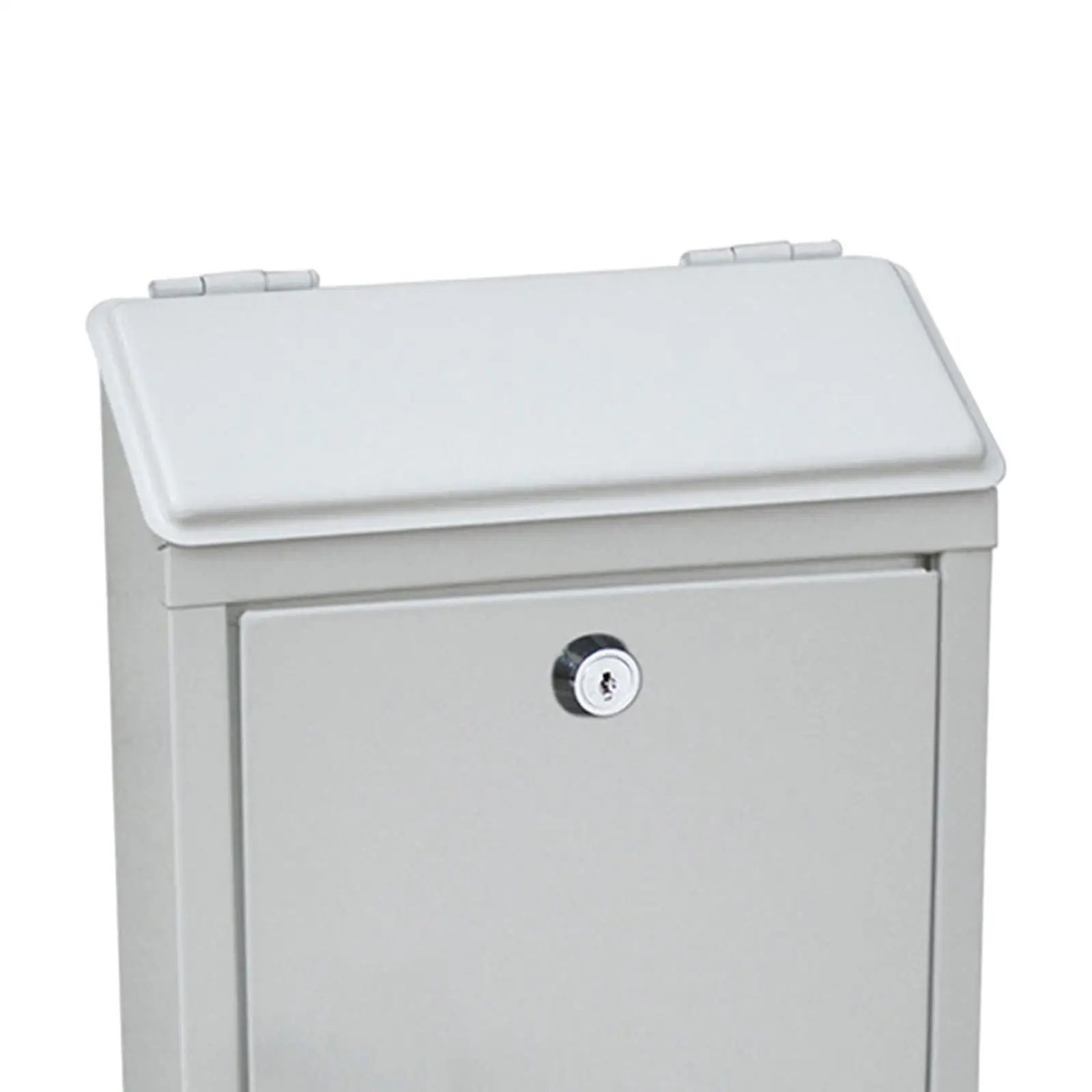 Modern-Wall-Mounted-Mailbox-Lockable-with-2-Keys-Mail-Box-Weatherproof ...