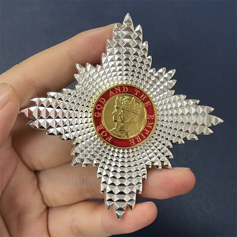 Exquisite-British-Knight-Commander-Badge-Metal-Plating-Medal-Souvenir ...