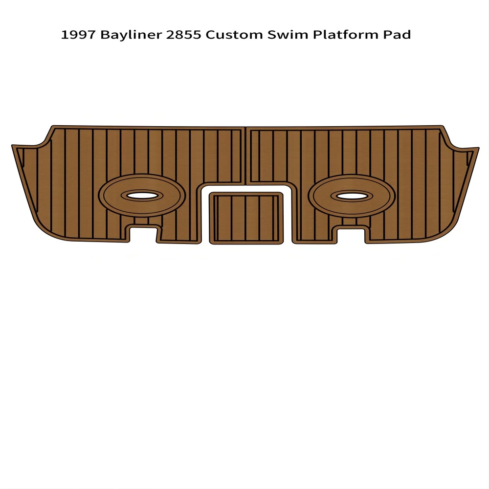 1997 Bayliner 2855 Custom Swim Platform Pad Boat Eva Faux Teak Deck ...