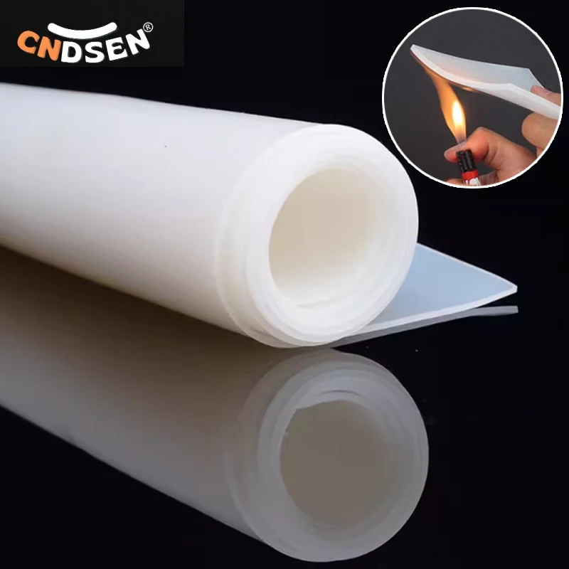 Translucent-Silicone-Rubber-Sheet-White-Silicone-Gasket-No-Peculiar ...