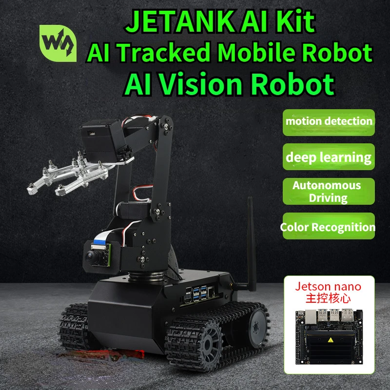 Waveshare JETANK AI Kit AI Tracked Mobile Robot AI Vision Robot Based ...
